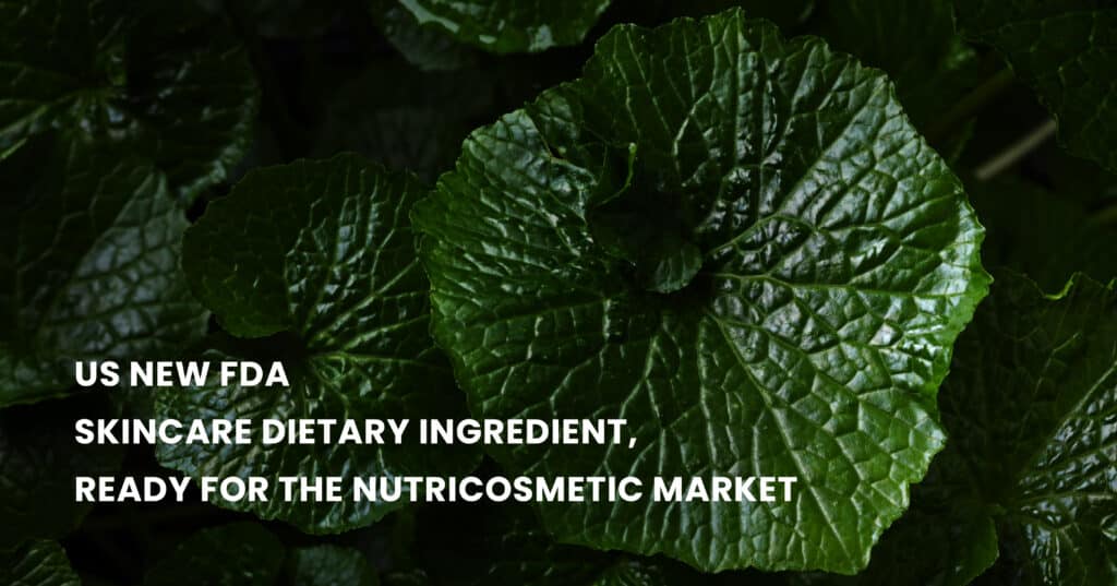 US new FDA skincare dietary ingredient, ready for the nutricosmetic ...